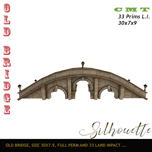 Second Life Marketplace - [Silhouette] - Old Bridge